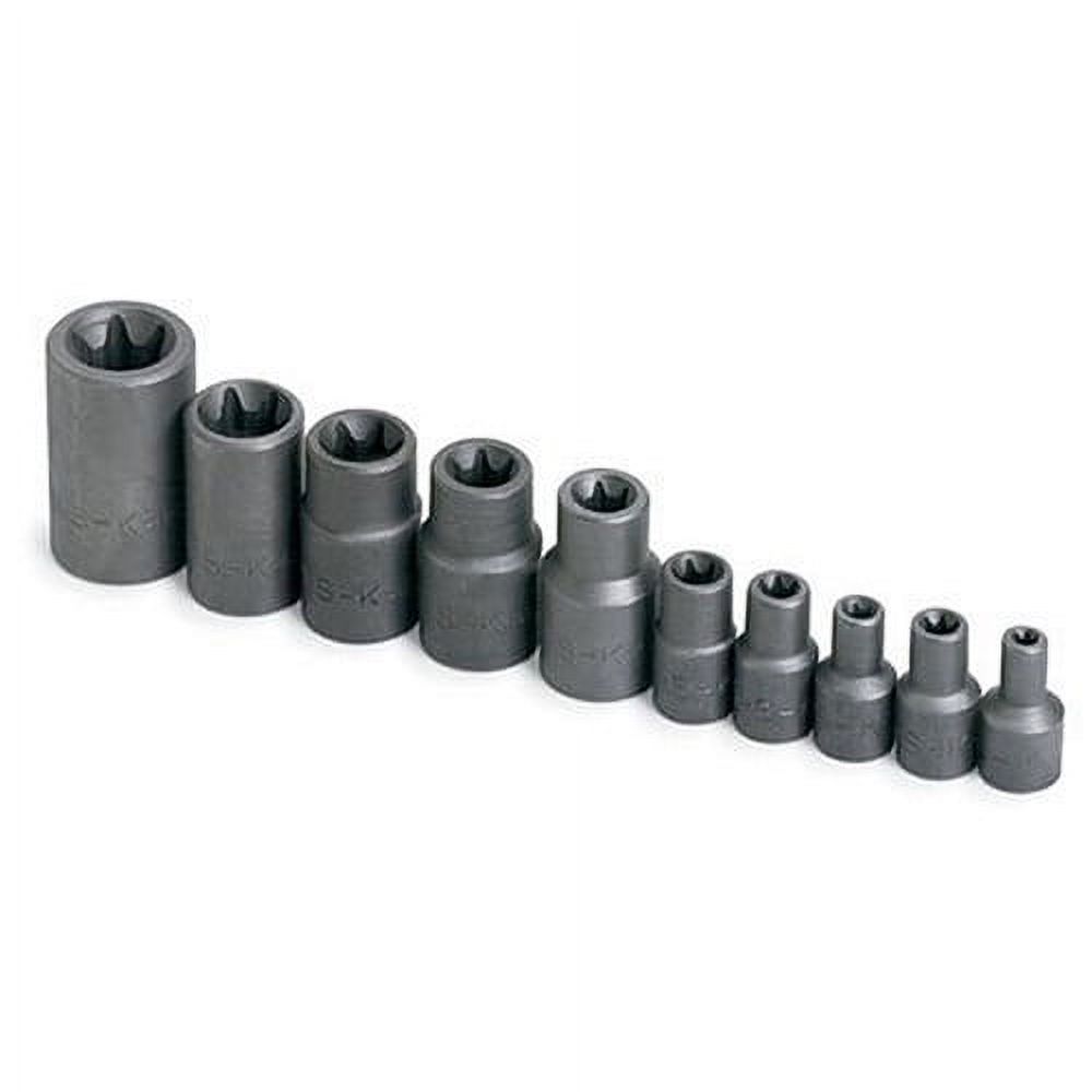 SK PROFESSIONAL TOOLS 19760 1/4 in, 3/8 in, 1/2 in Drive Socket Set ...