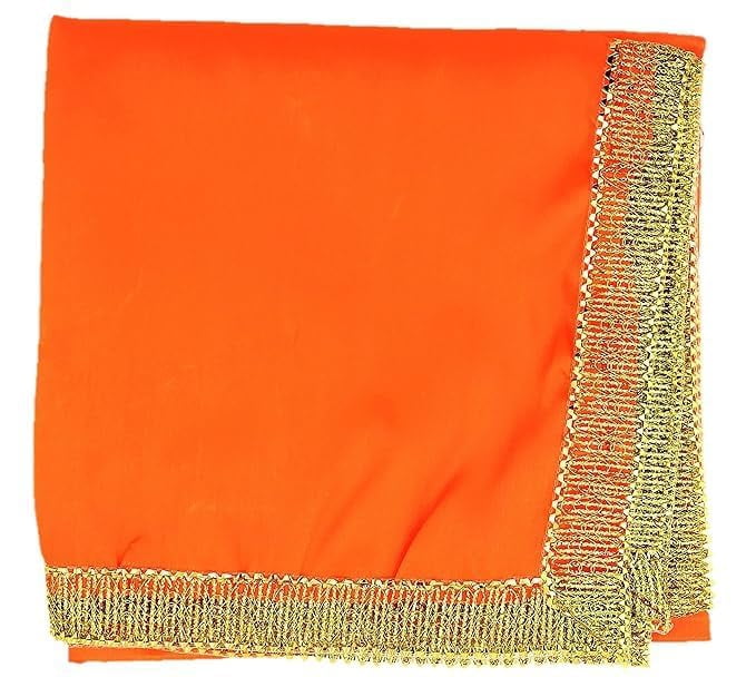 SK Handloom Silk Satin Altar Cloth for God Pooja Table Goddess Chowki ...