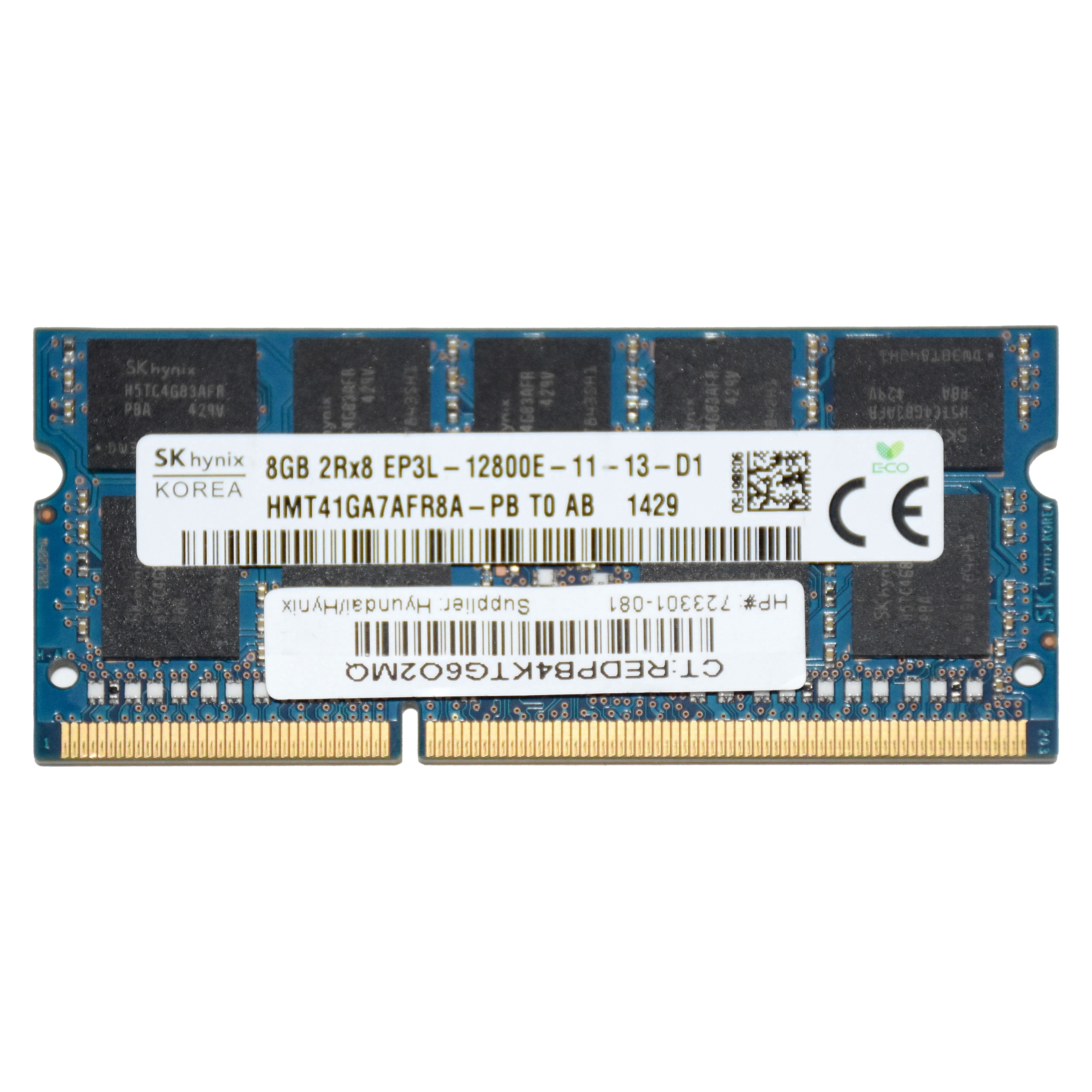 SK Hynix 8GB DDR3 1600MHz SO-DIMM RAM PC3L-12800S - SFF Laptop ...