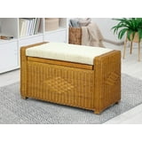 SK New Interiors Bruno Rectangular Chest Ottoman 32" ECO Handmade ...