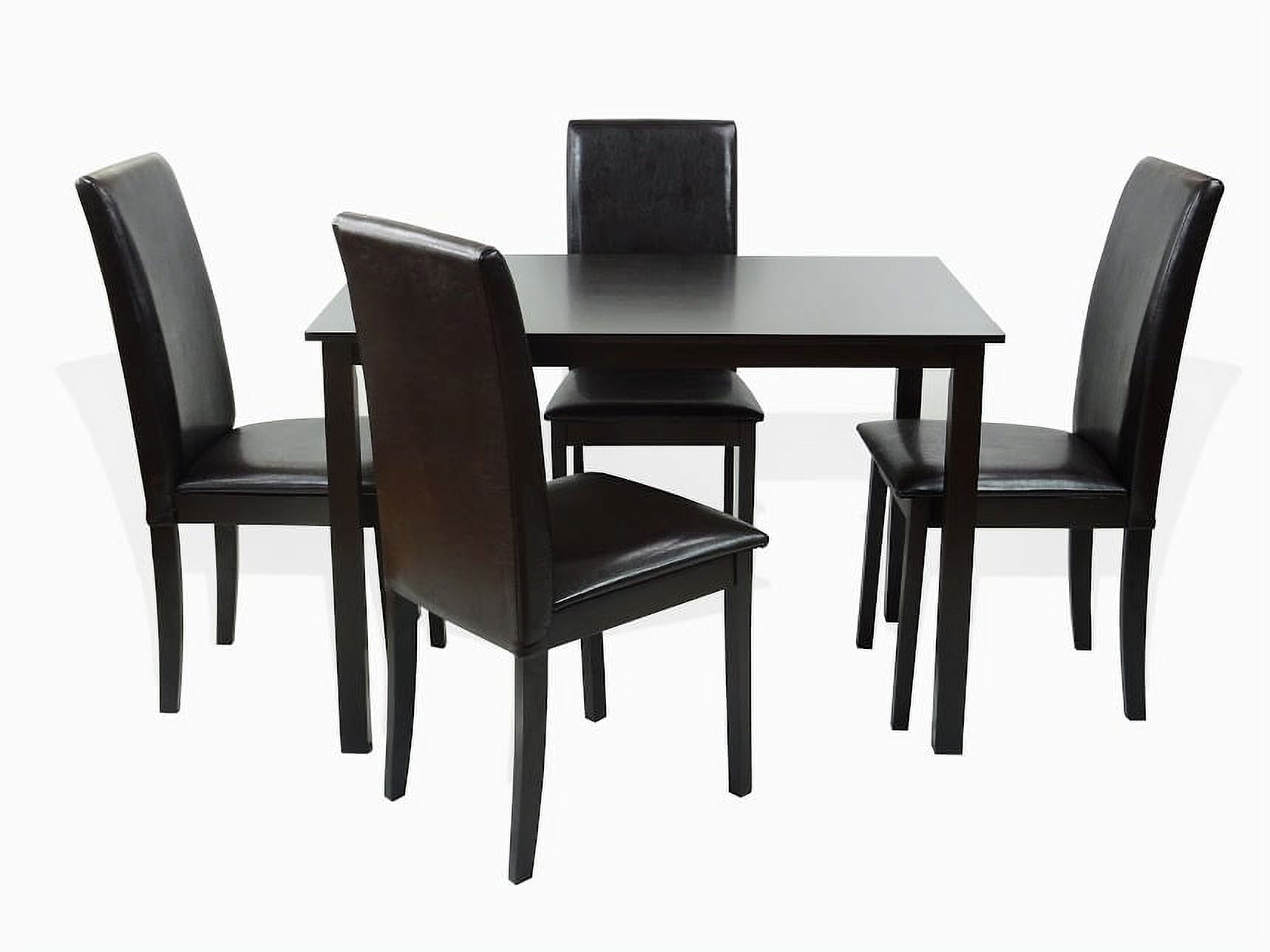 SK New Interiors Dining Kitchen Set of 5 Rectangular Table and 4 Side ...