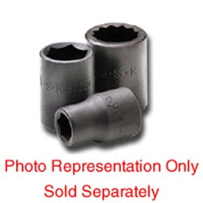 SK Hand Tools 45618 3/8in. Drive Standard 6 Point Impact Socket 9/16in ...