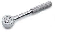 SK Professional Tools Hand Ratchet, 4 1/2 in, Chrome, 1/4 in 40970 ...