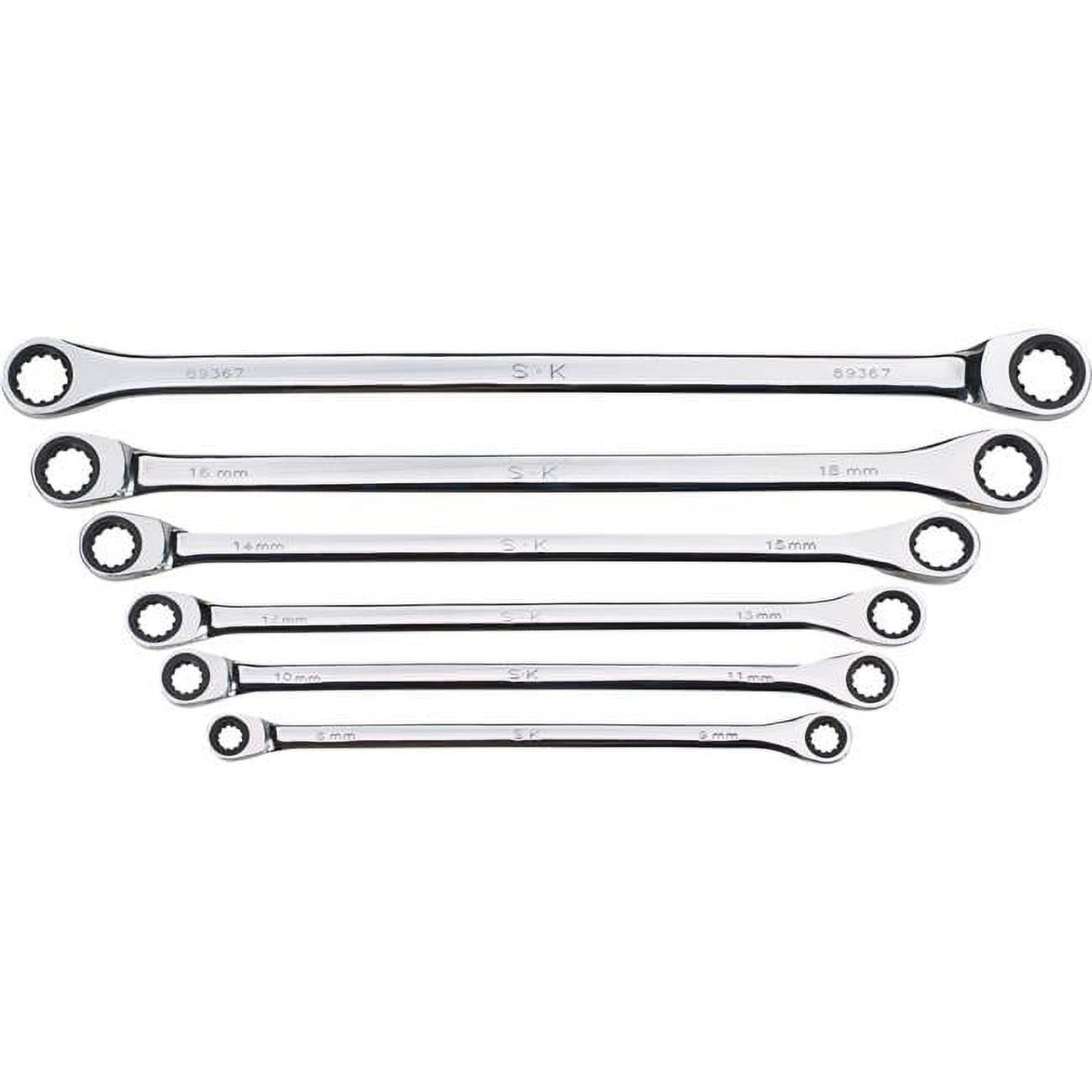 SK Tools SK89350 Metal Double BX Spline Wrench Set - 2XL - 6 Piece ...