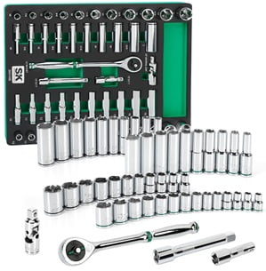SK Tools USA 01456-216P 49 Piece 1/2" Drive Master Socket Set - Walmart ...