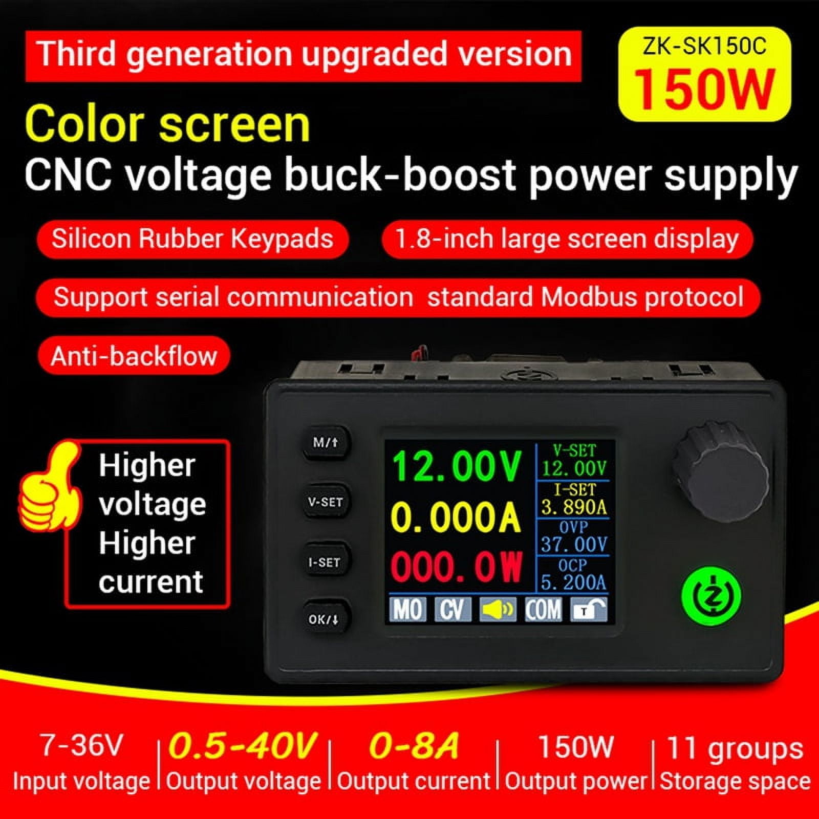 SK150C CNC DC Regulated Power Supply Constant Voltage and Constant ...