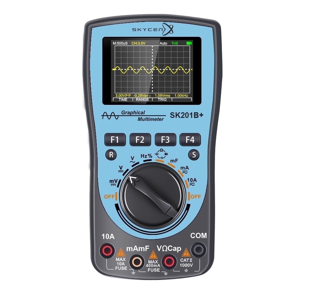 Skycenx SK201B Oscilloscope Multimeter 2.4” Screen 1MHz - Walmart.com