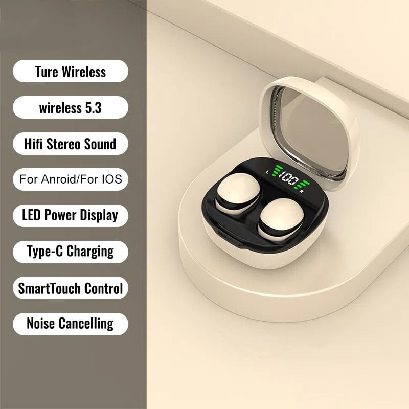 SK26 BTV5.4 Wireless Earphones Small Earbuds Sleeping Sport Invisible ...