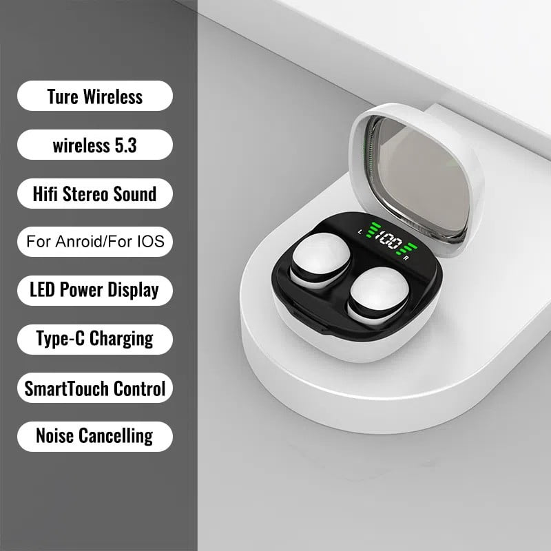 SK26 BTV5.4 Wireless Earphones Small Earbuds Sleeping Sport Invisible ...