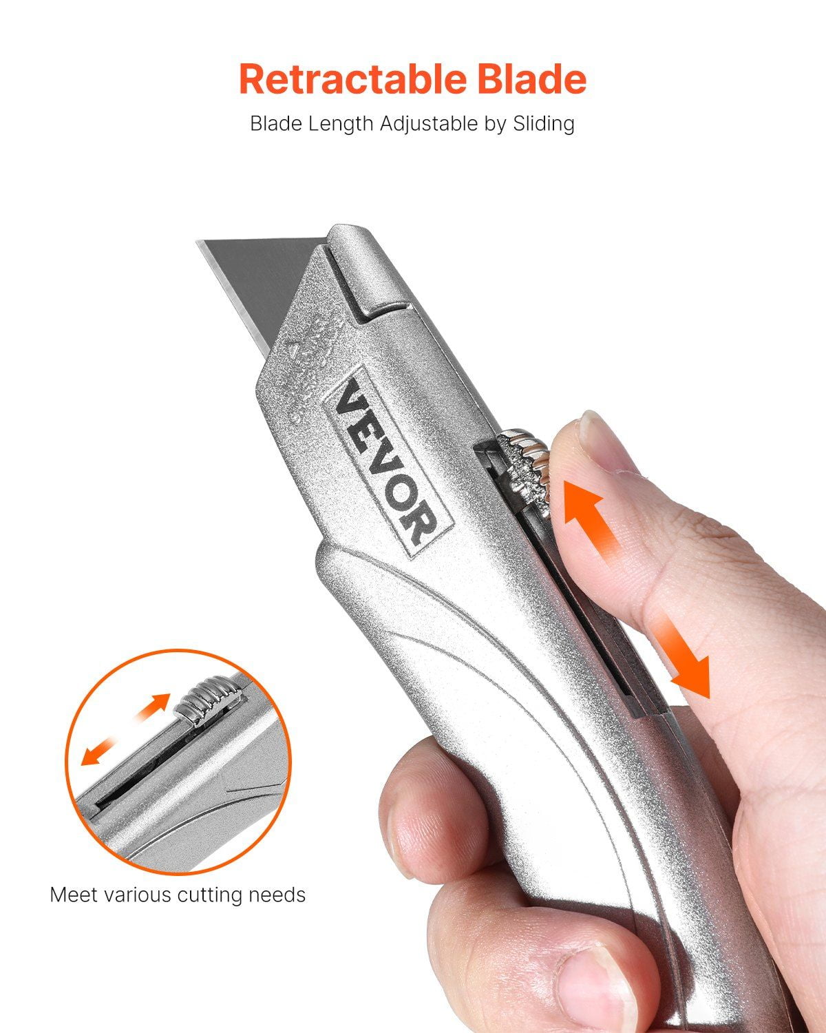 SK5 Blade Retractable Box Cutter with Quick-Release Button - Ideal for ...