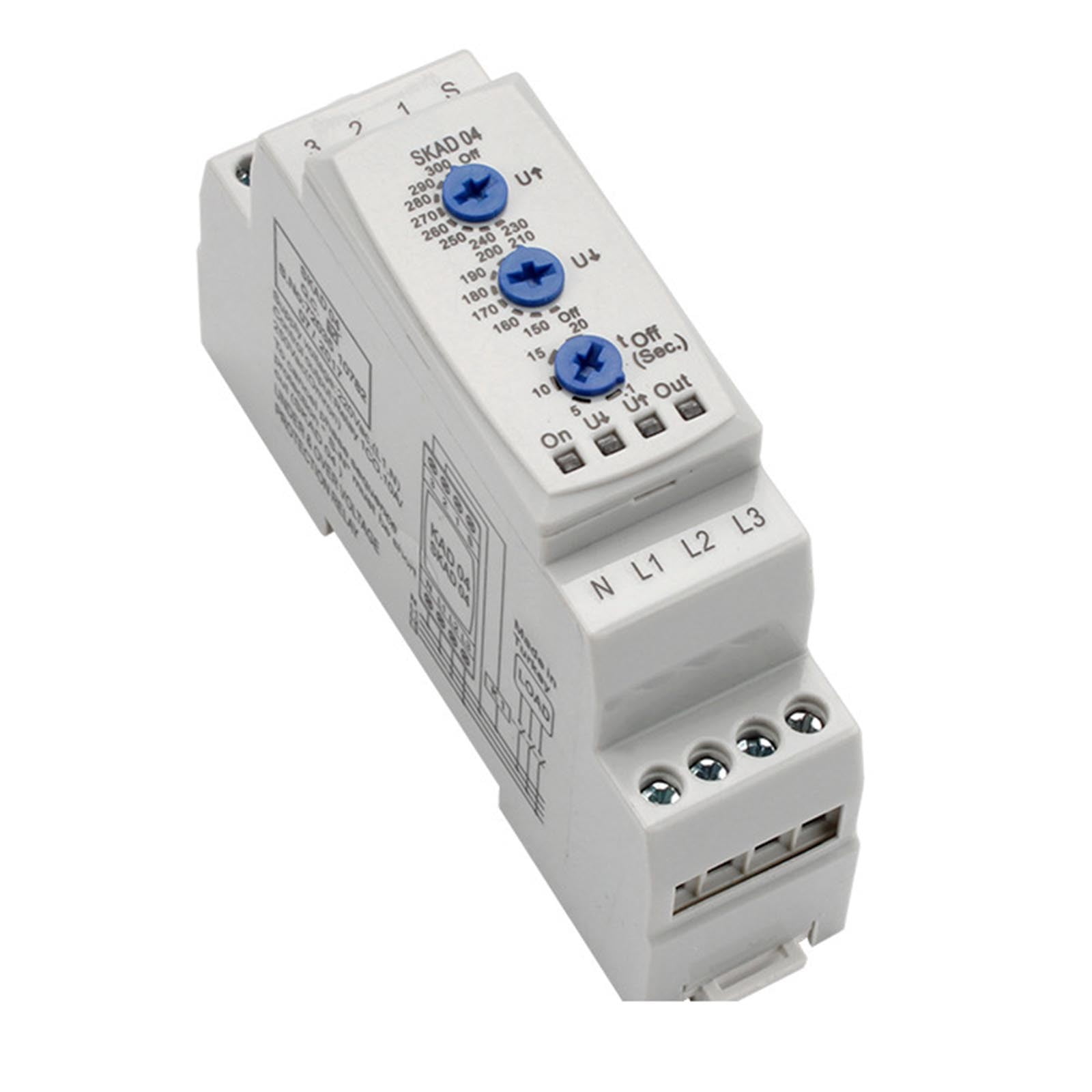 Skad04 3-Phase Overvoltage Undervoltage Phase Sequences Protection ...