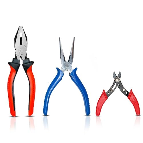 SKADIOO Plier, Nose plier and Wire Cutting Pliers Tools for Electrical ...