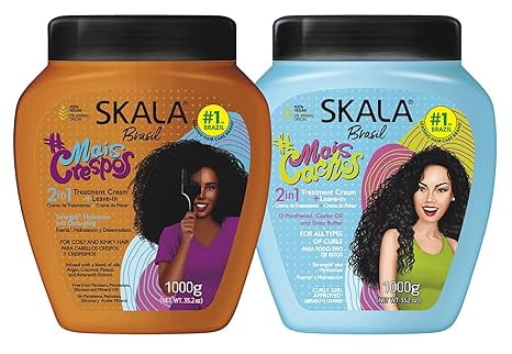 SKALA MaisCachos & Mais Crespos 2-in-1 Hair Treatment Cream Bundle ...