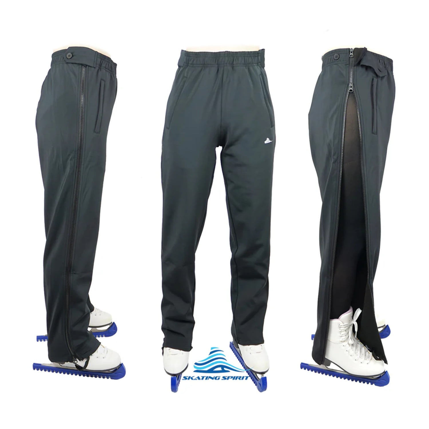 SKATING SPIRIT Ice Skating Zip on Zip Off Training Pants (Adult Size ...