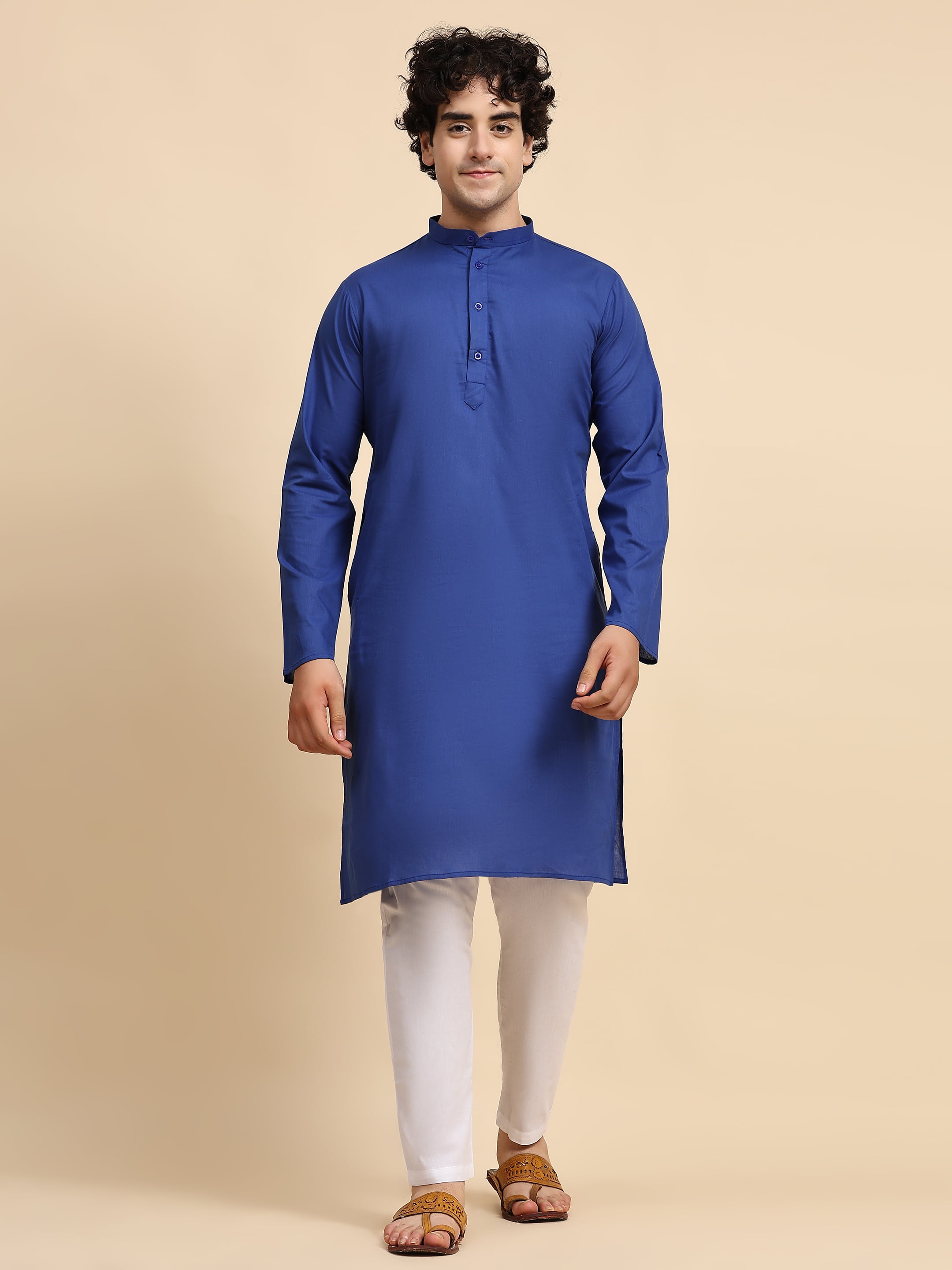 SKAVIJ Kurta Pajama Set for Men Cotton 2 Piece Top Bottom Traditional ...