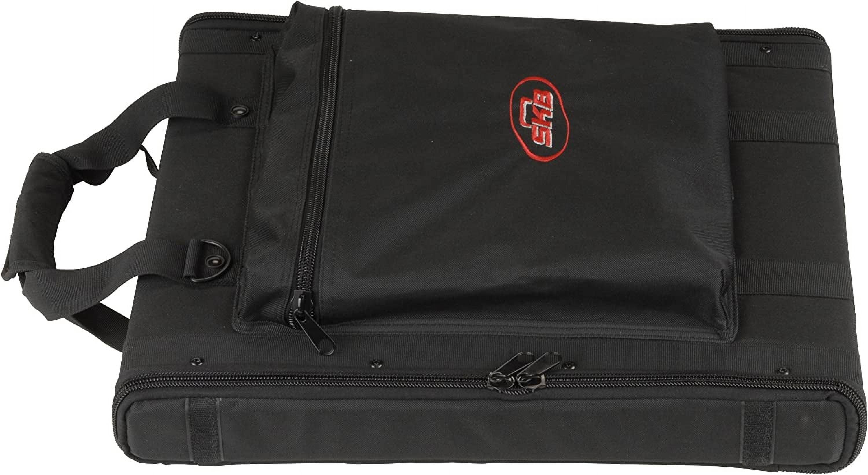SKB Cases 1U Series Soft Rack Case with Steel Rails, Heavy Duty Zippers ...