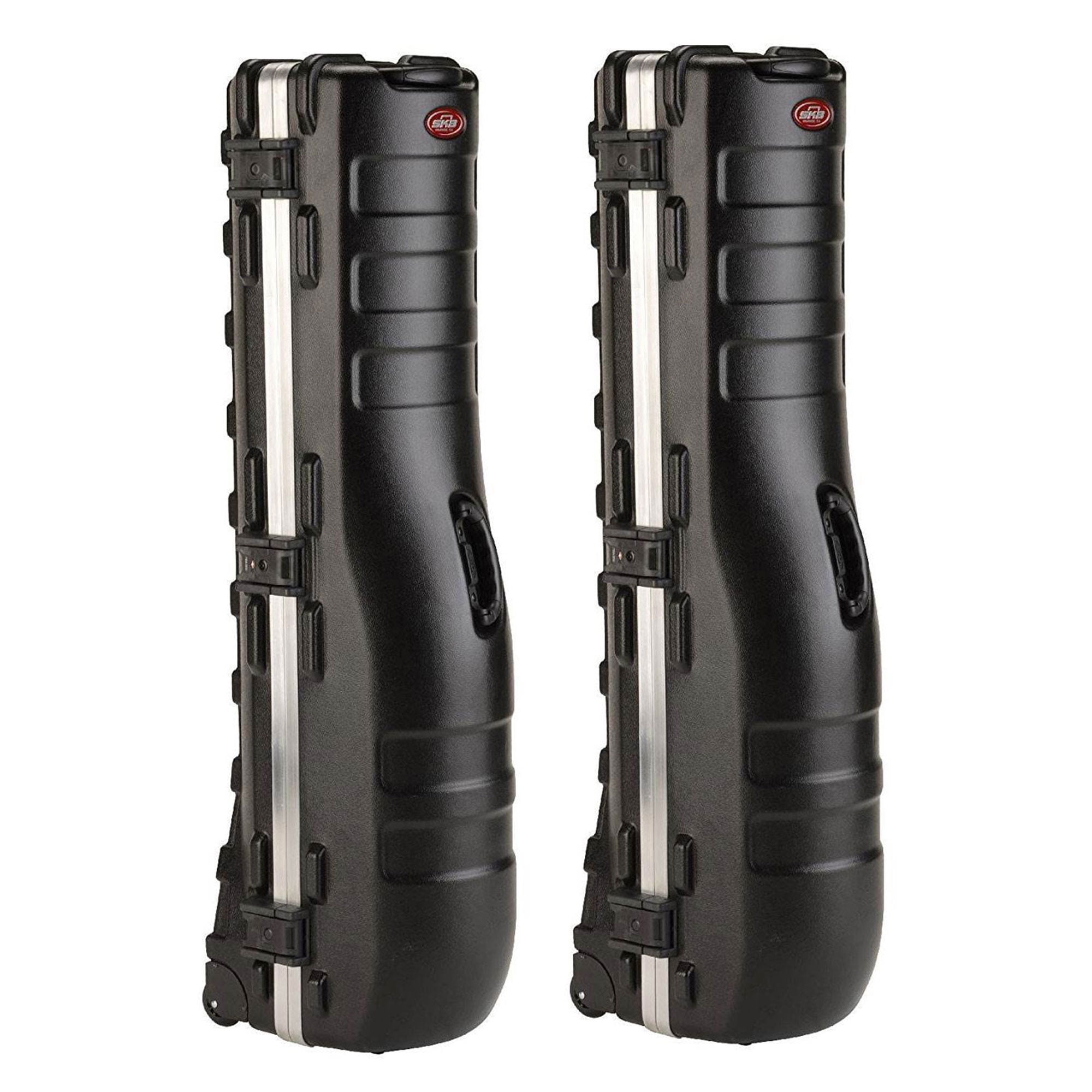 SKB Cases ATA Deluxe Hard Plastic Storage Wheeled Golf Bag Travel Case ...