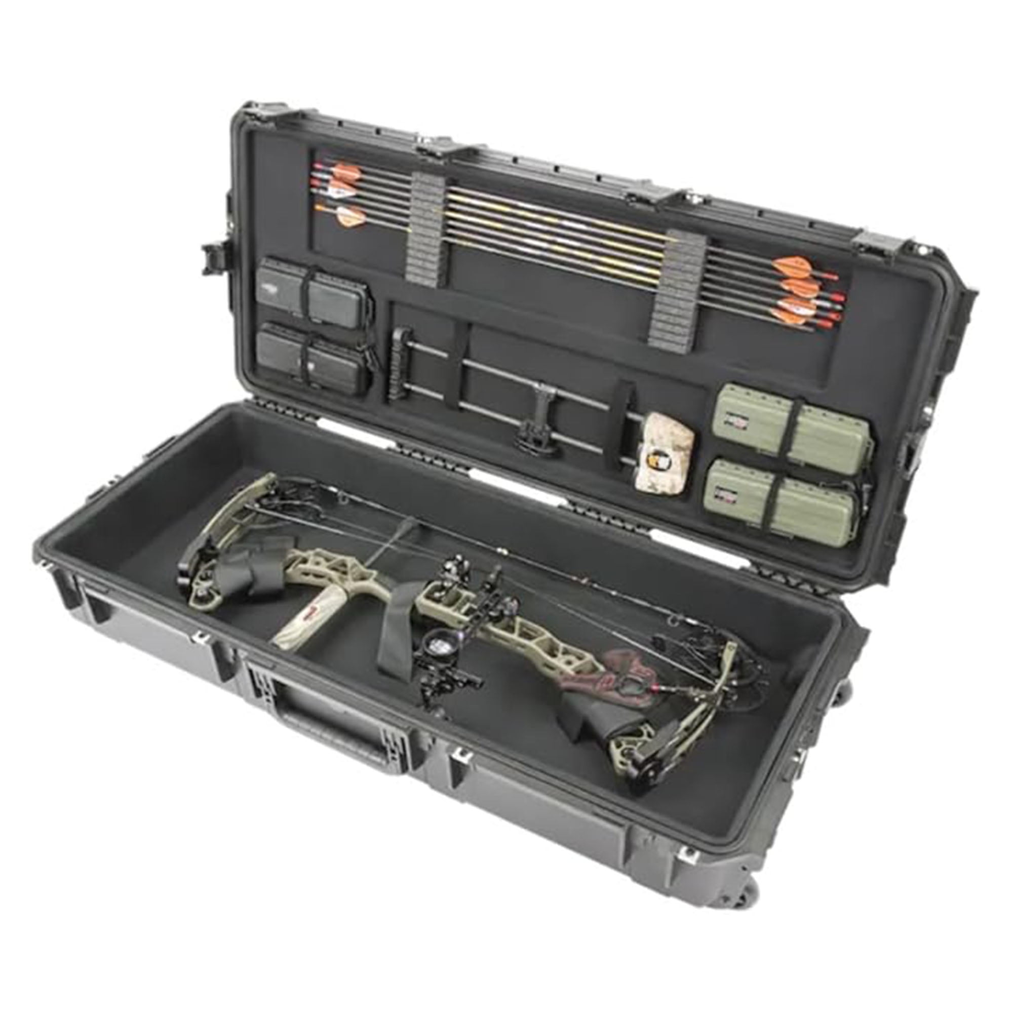 SKB Hard Large Plush Storage Case Archery Bow Arrow Parallel Limb ...