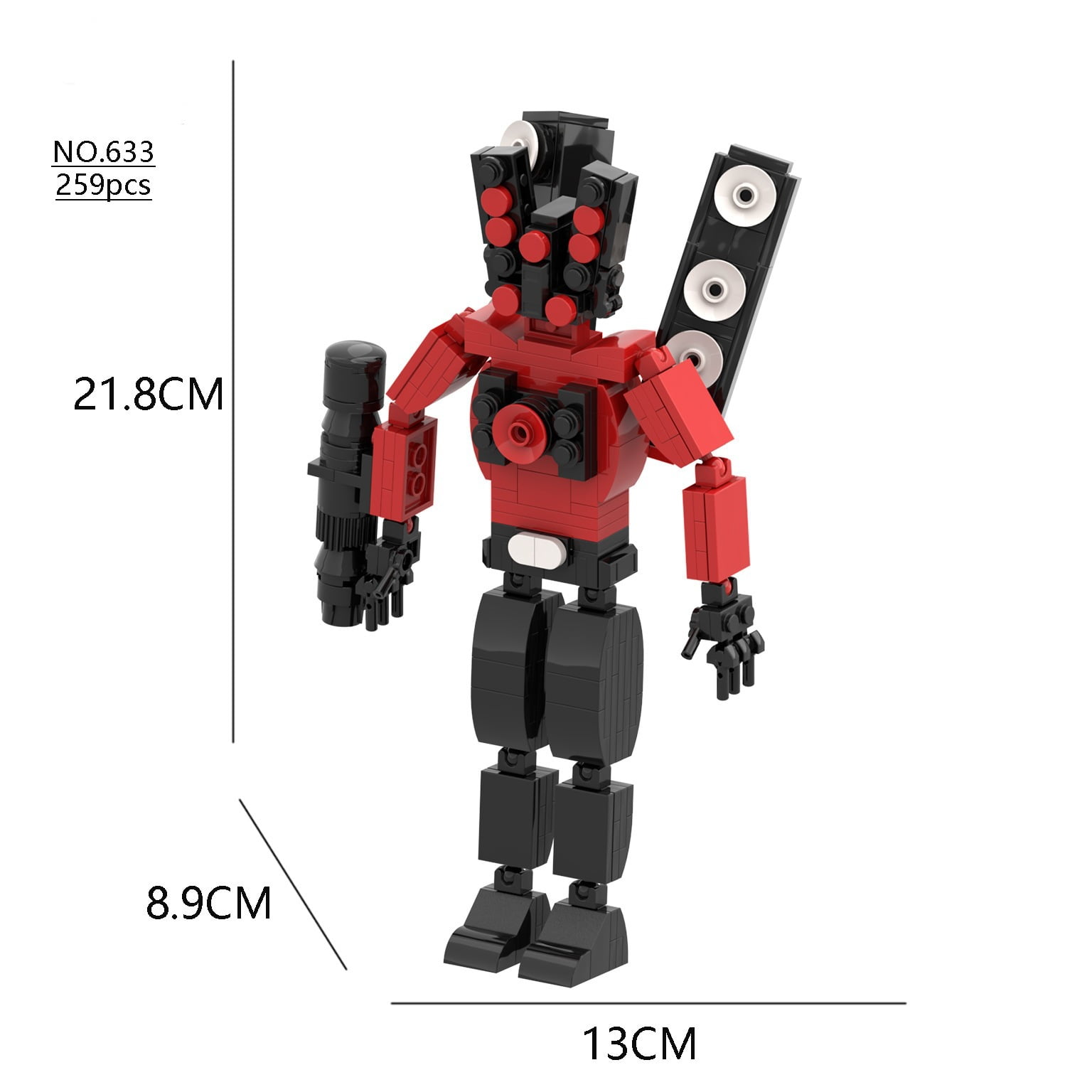 SKBD Minifigure Building Blocks,Toilet Man Toy Speaker Man Camera Man TV Titan Man Model Toys ...