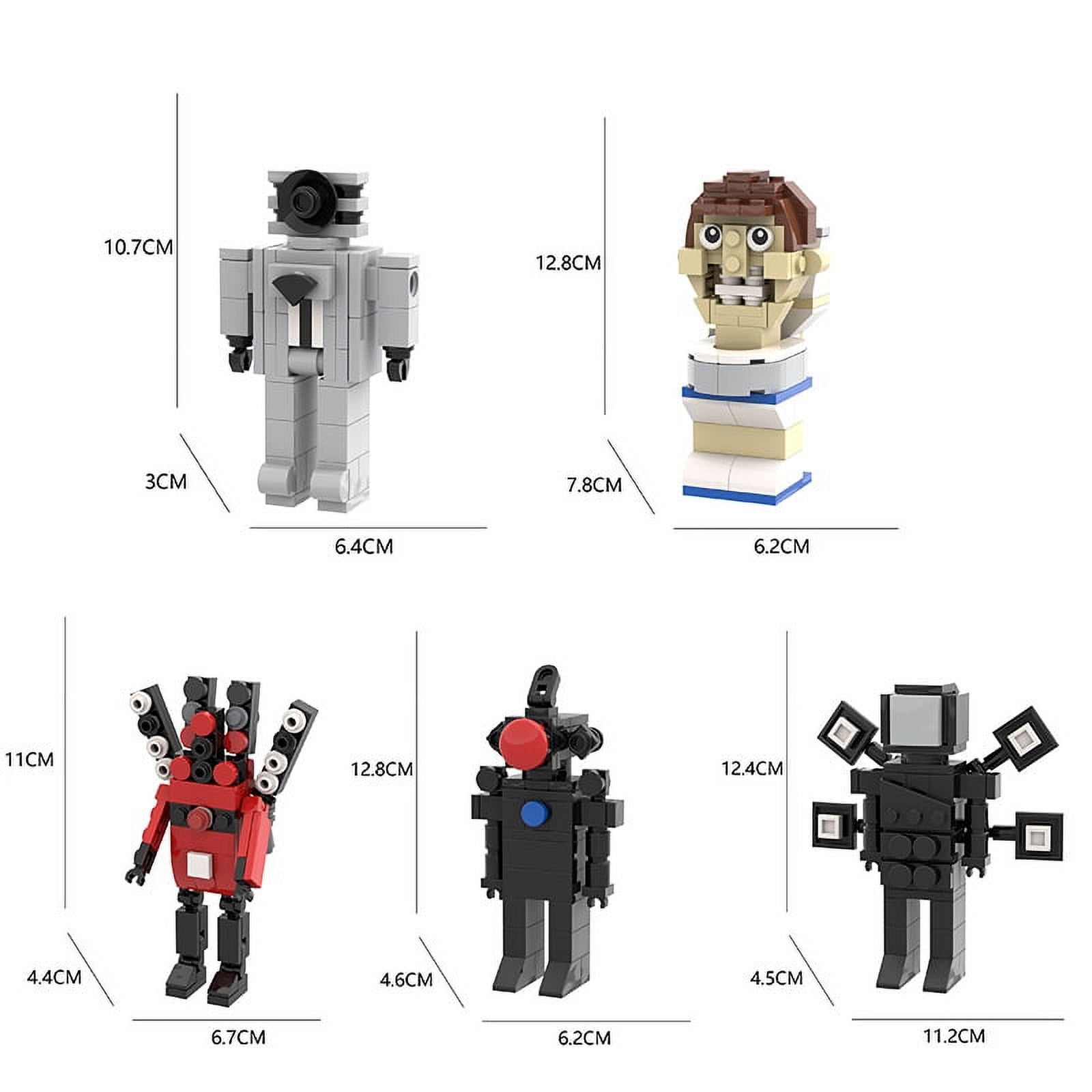 SKBD Minifigure Building Blocks,Toilet Man Toy Speaker Man Camera Man TV Titan Man Model Toys ...