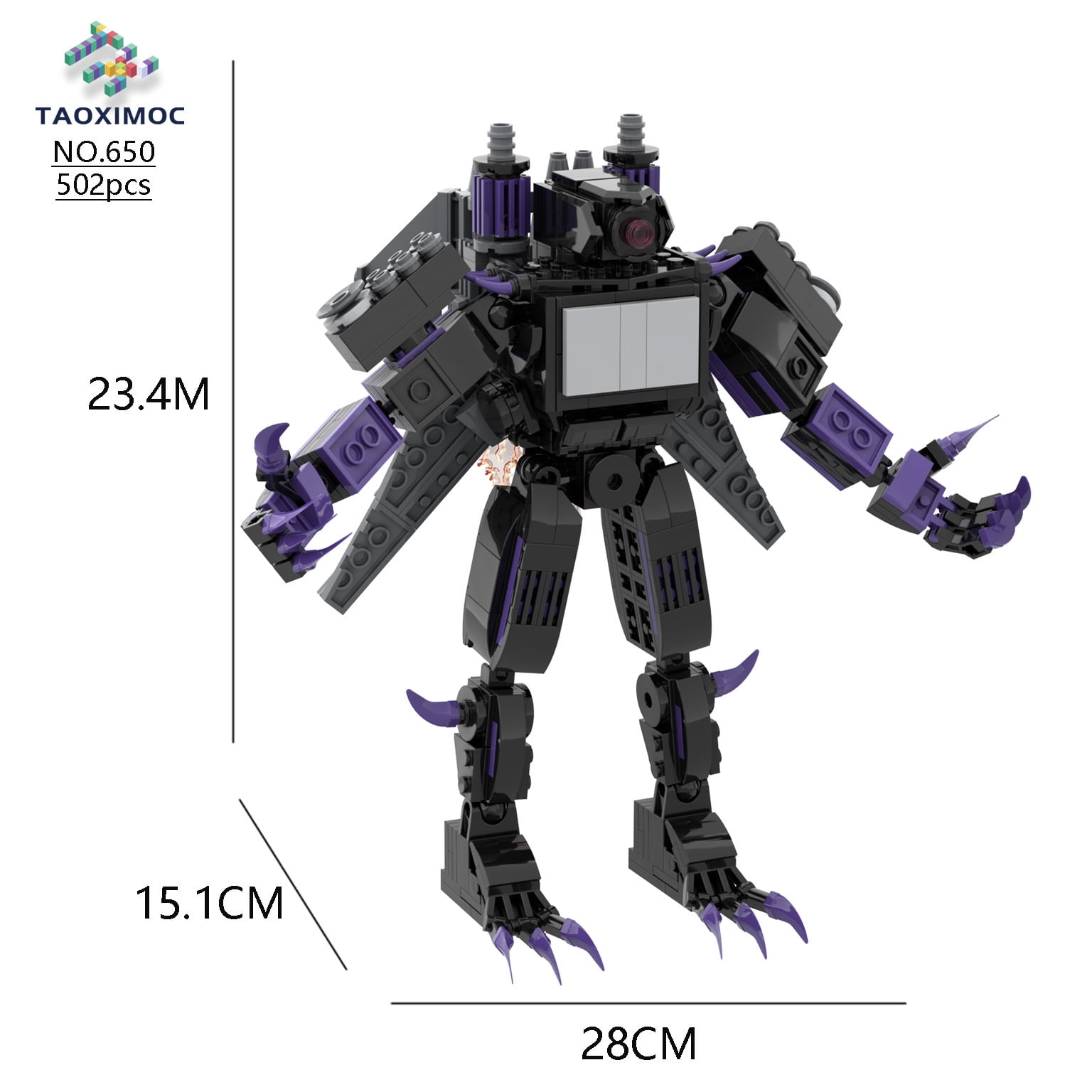 SKBD Toilet Toys Building Blocks, Toilet Titan Clockman, Titan Drill ...