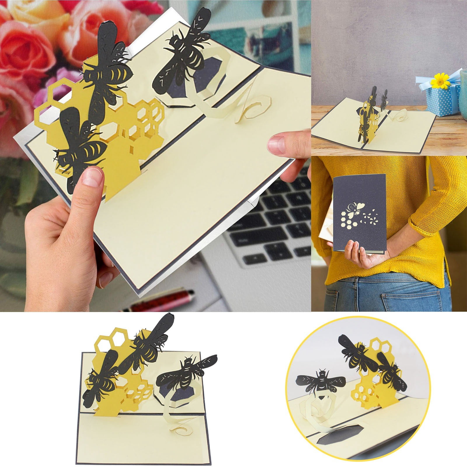 SKBEY 4x6 Blank Note Cards Cards with Envelopes All Occasion Small ...