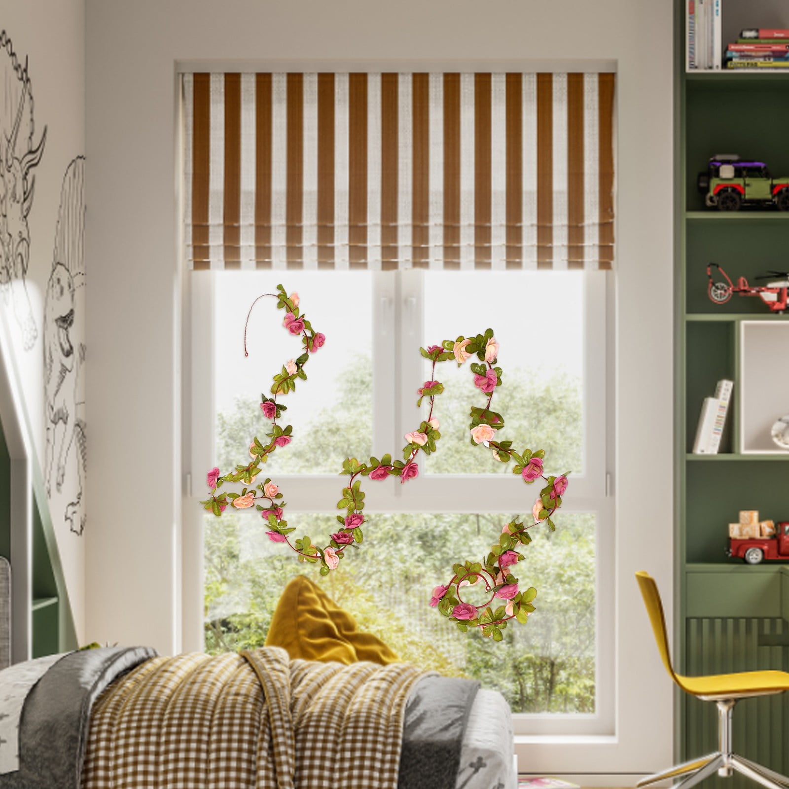 SKBEY Floral Arrangement Centerpieces Wedding Stage Decorations ...