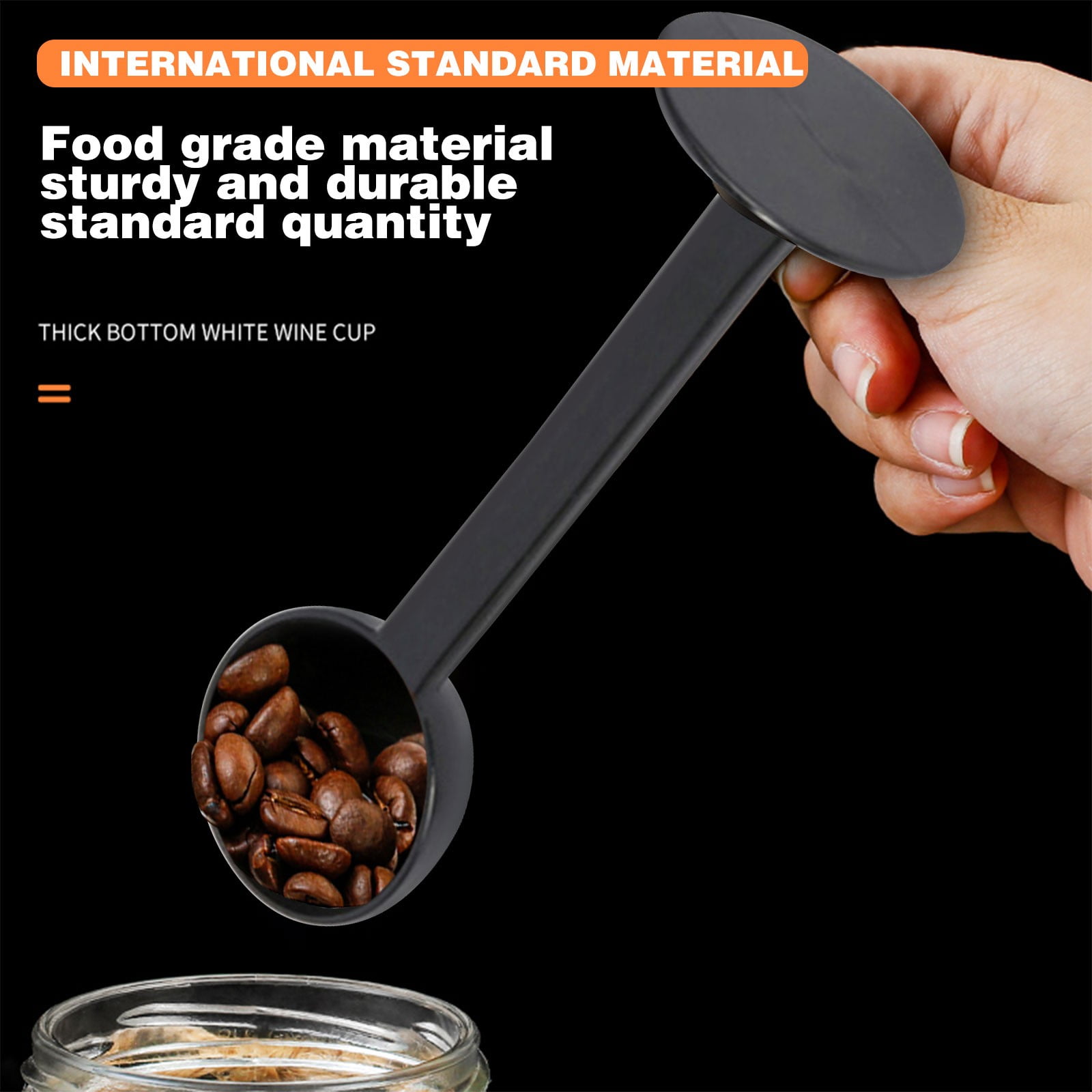 SKBEY Two In One Coffee Spoon Coffee Measuring Spoon 10g Standard Spoon ...