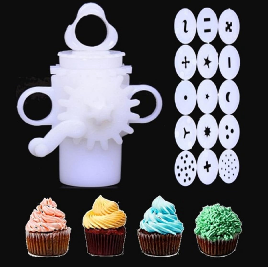 SKC Enterprise Murukulu Maker Press with 15 Different Types of Jalies ...