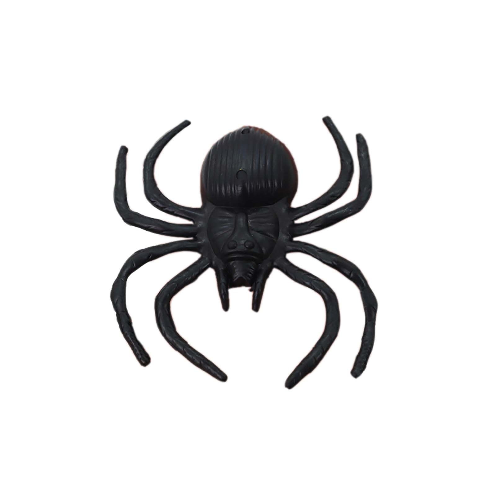 SKDOGDT Big Spiders Black Plastic Mock Reptile Insects Joke Toys Prank ...