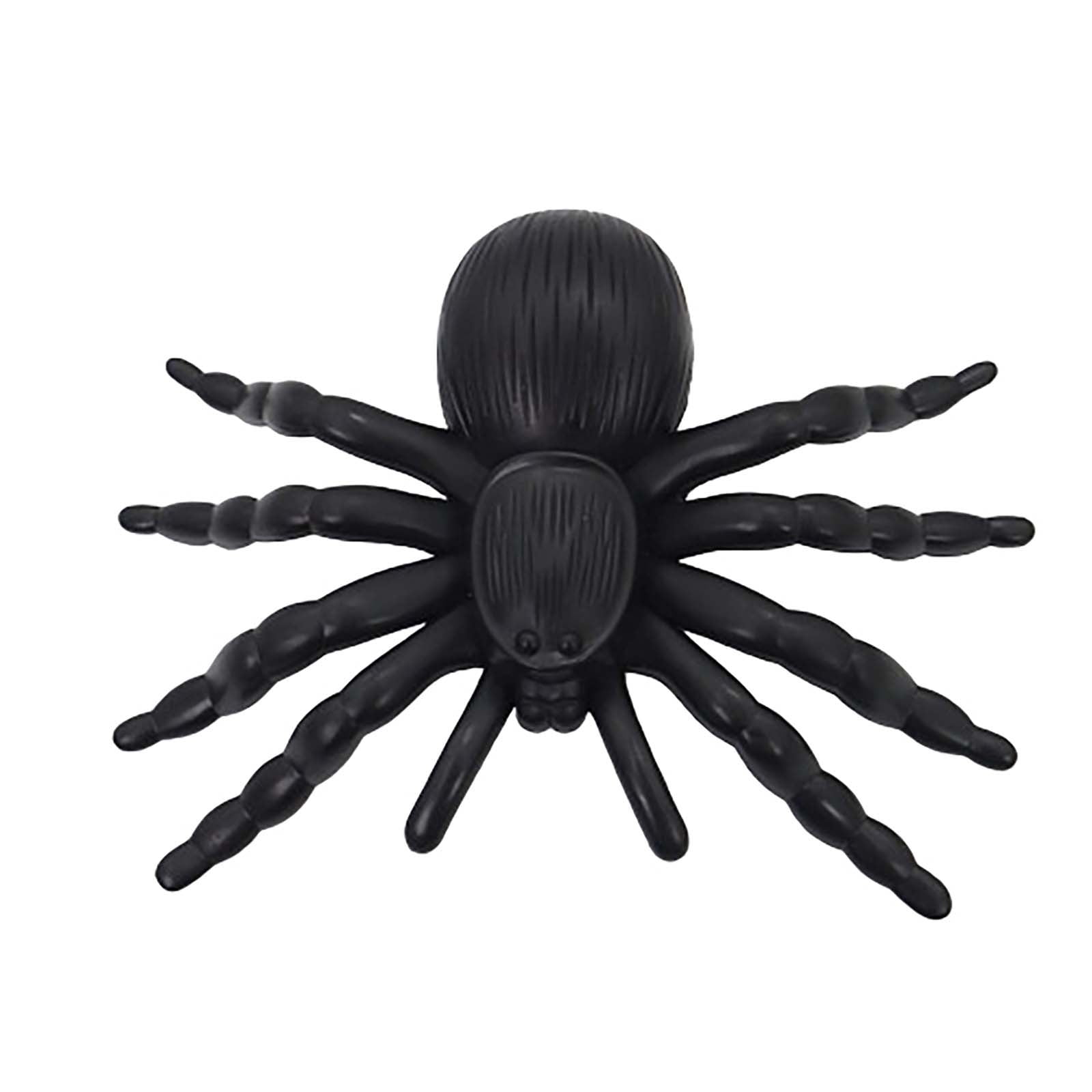 SKDOGDT Big Spiders Black Plastic Mock Reptile Insects Joke Toys Prank ...