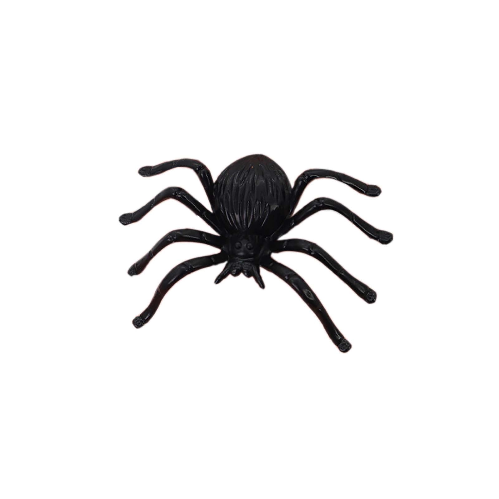 SKDOGDT Big Spiders Black Plastic Mock Reptile Insects Joke Toys Prank ...
