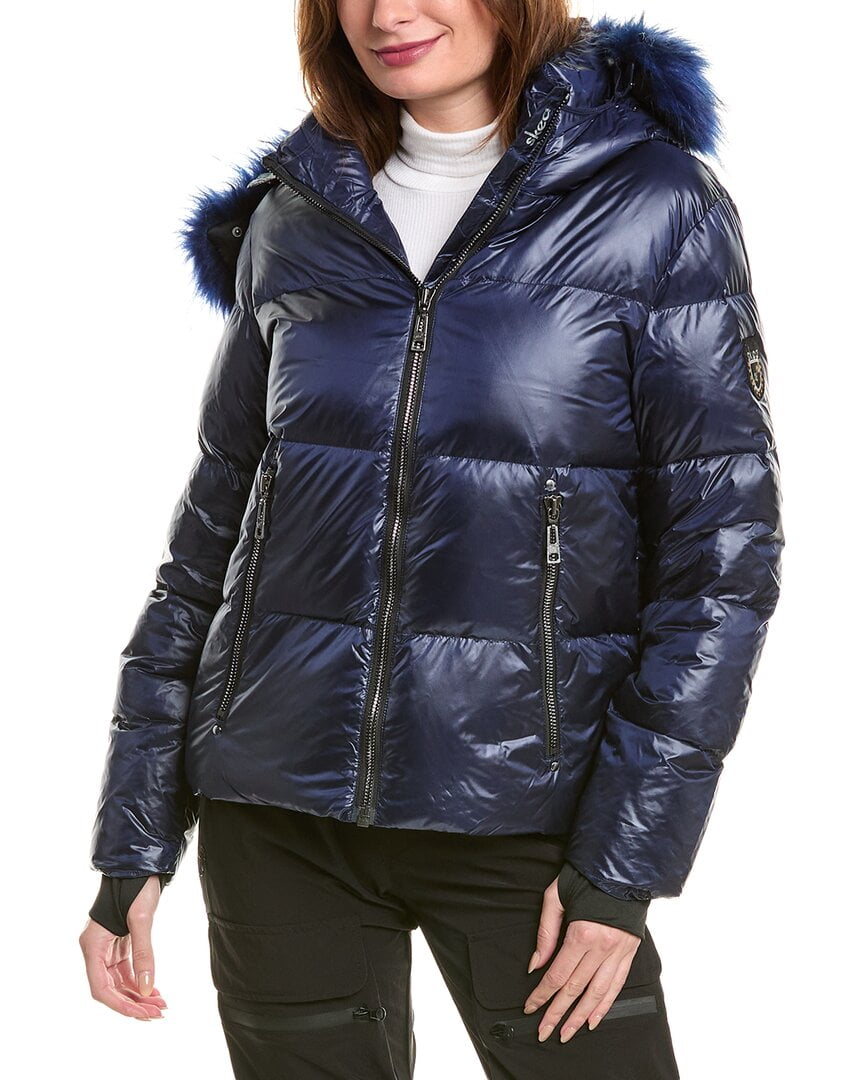 SKEA womens Jocelyn Ultra Puffy Jacket, 2, Blue - Walmart.com