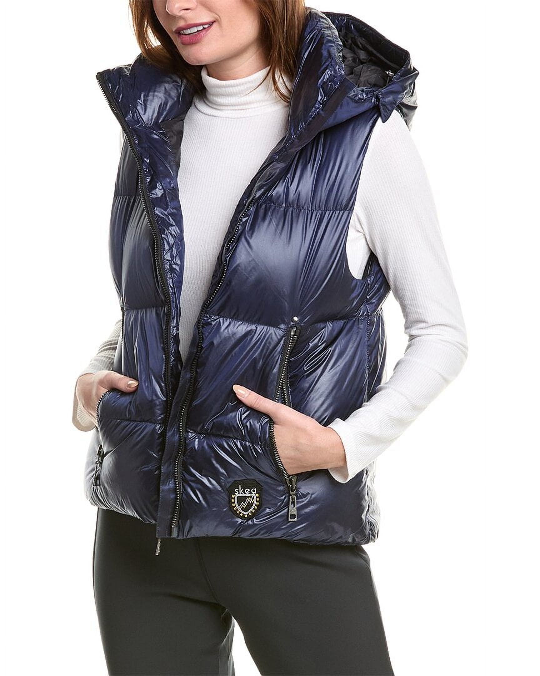 SKEA womens Mary Ultra Puffy Vest, 6, Blue - Walmart.com