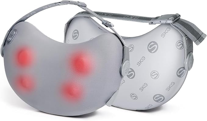 SKG Shiatsu Back Massager for Pain Relief Deep Tissue with Heat 4D ...