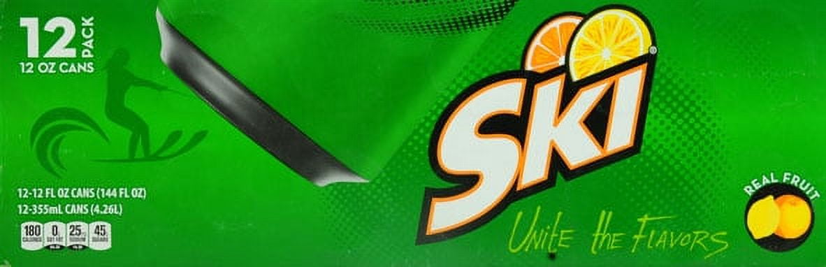 SKI Citrus Soda Soft Drink, 12 Fl Oz, 12 Pack Cans - Walmart.com