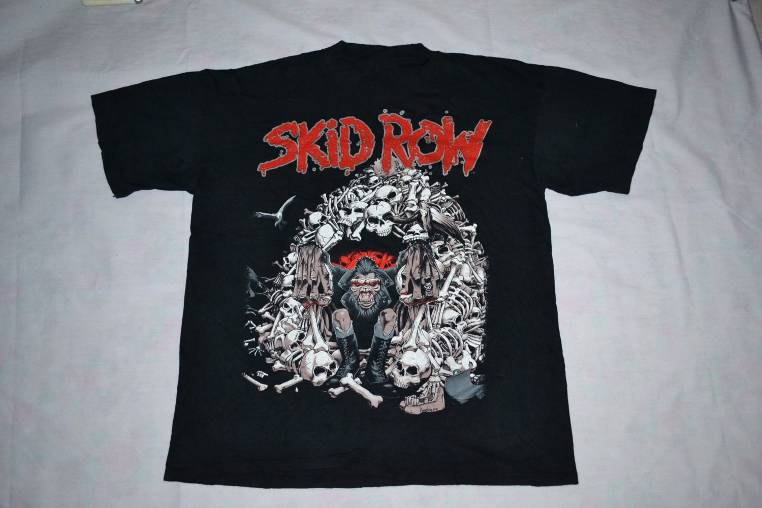 SKID ROW Slave to the Grind Tour Concert Promo Album Rare 80s T-Shirt ...