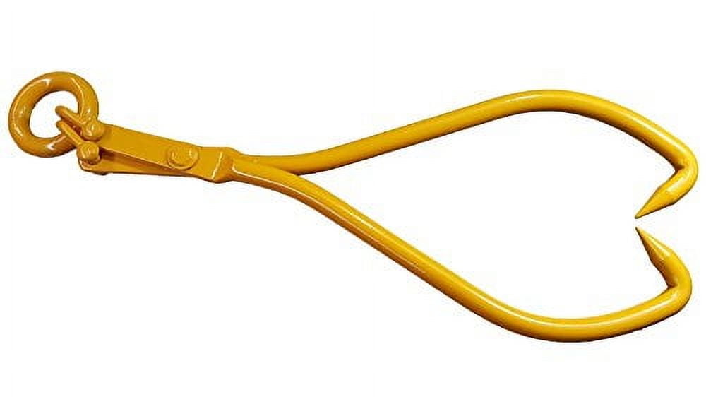SKIDDING TONGS WITH GRAB HOOK 32" ICE BLOCK TONG, HAY TOOL, LOGS POLE ...