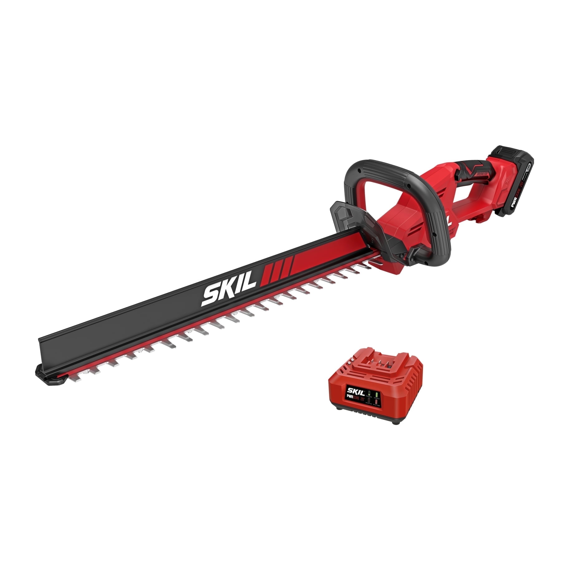 SKIL HT2200B-11 PWR CORE Brushless 20V 22-inch Hedge Trimmer Kit, with ...