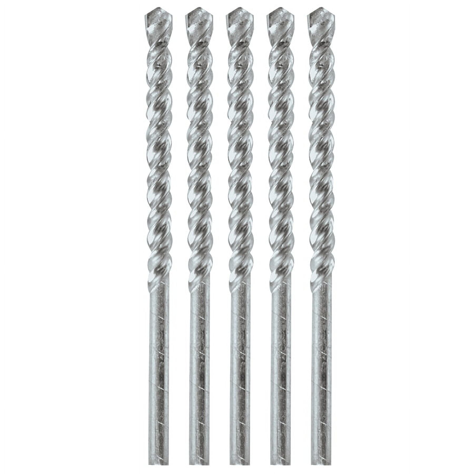 SKIL 5/32'' x 3-1/2'' Carbide Rotary 5-Piece Masonry Drill Bit Set ...