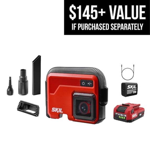 SKIL PWR CORE 12/20V Cordless Car Handheld Vacuum Cleaner - Walmart.com