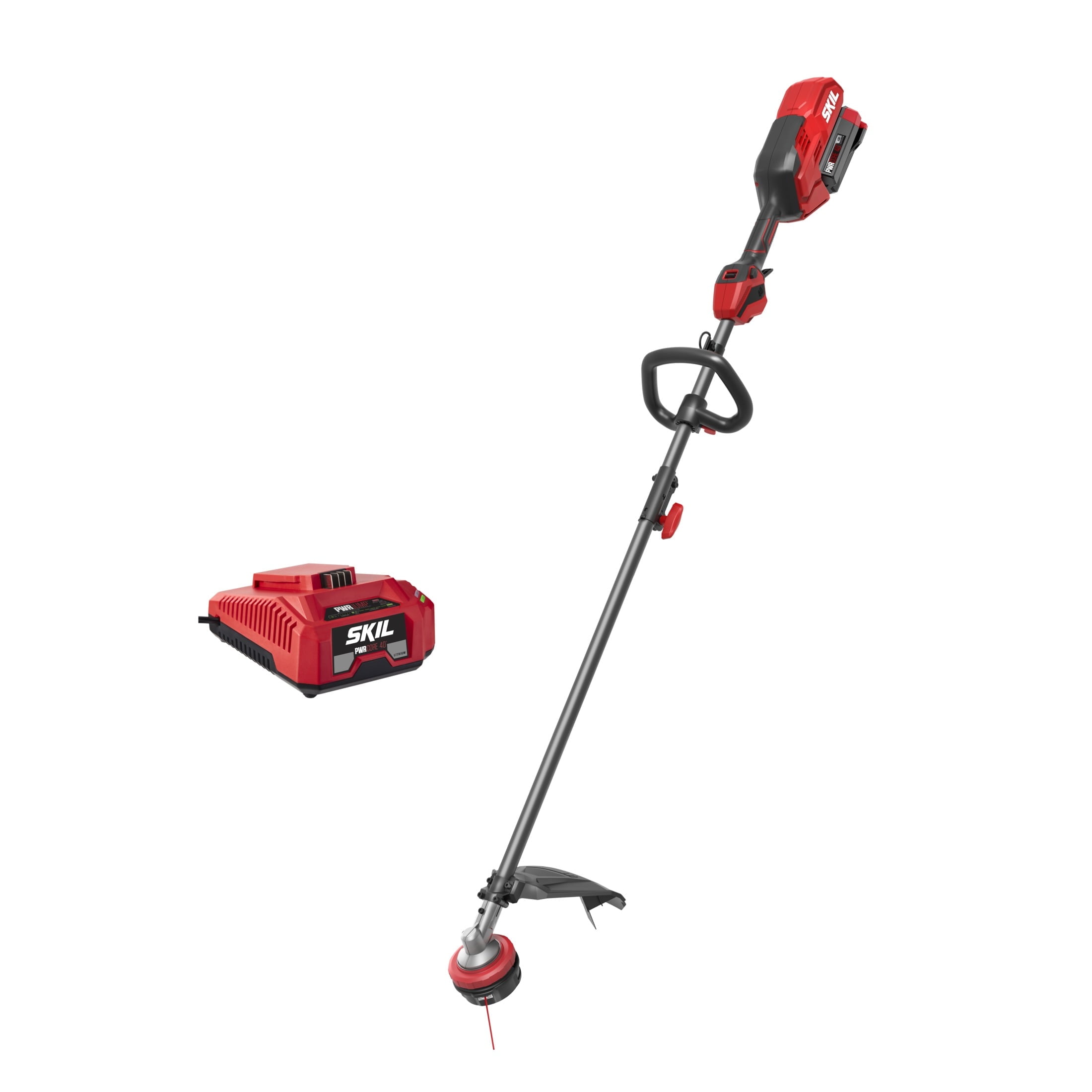 SKIL PWR CORE 40™ Brushless 40V 16 In. Power Head String Trimmer Kit ...
