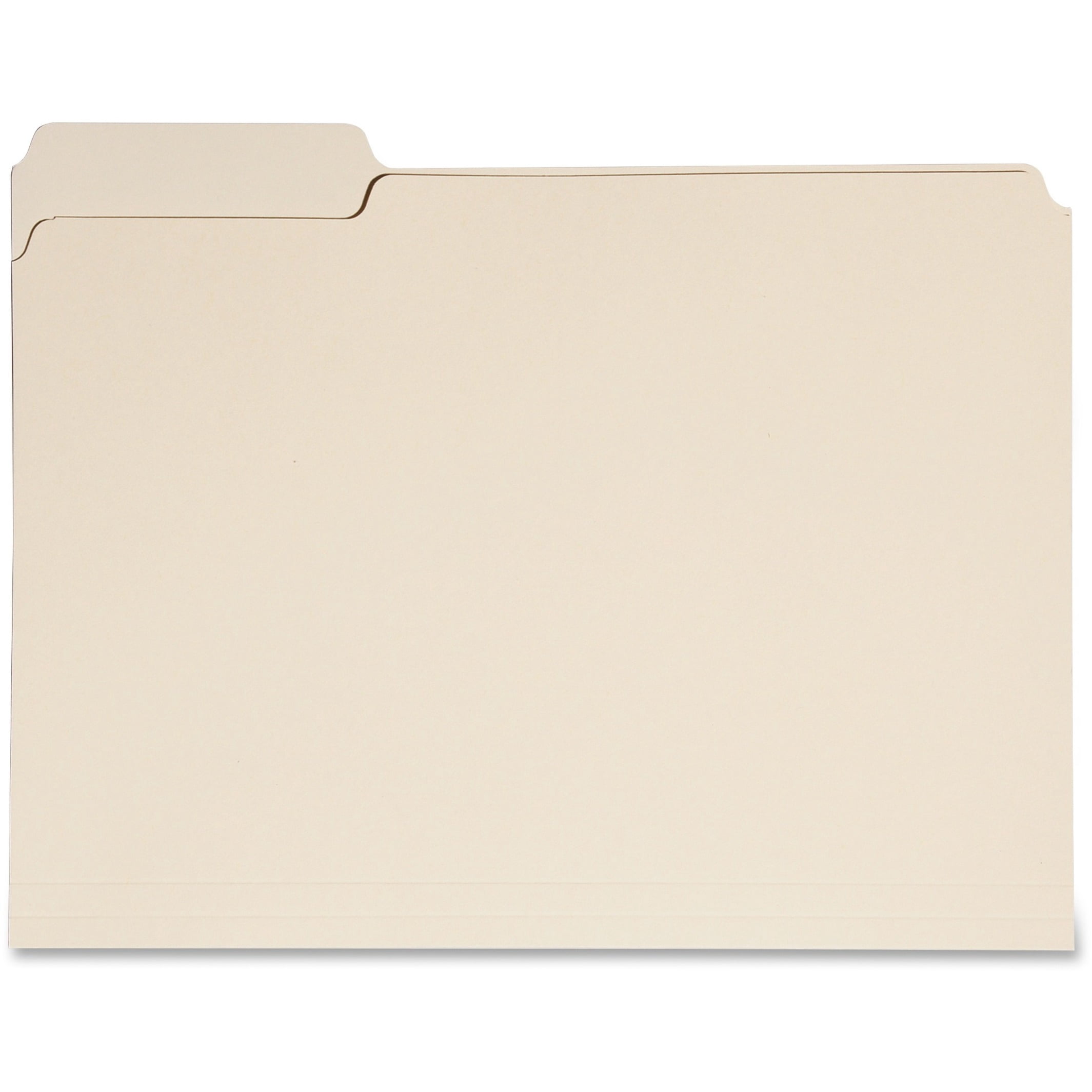 SKILCRAFT 1/3 Tab Cut Letter Recycled Top Tab File Folder - Walmart.com