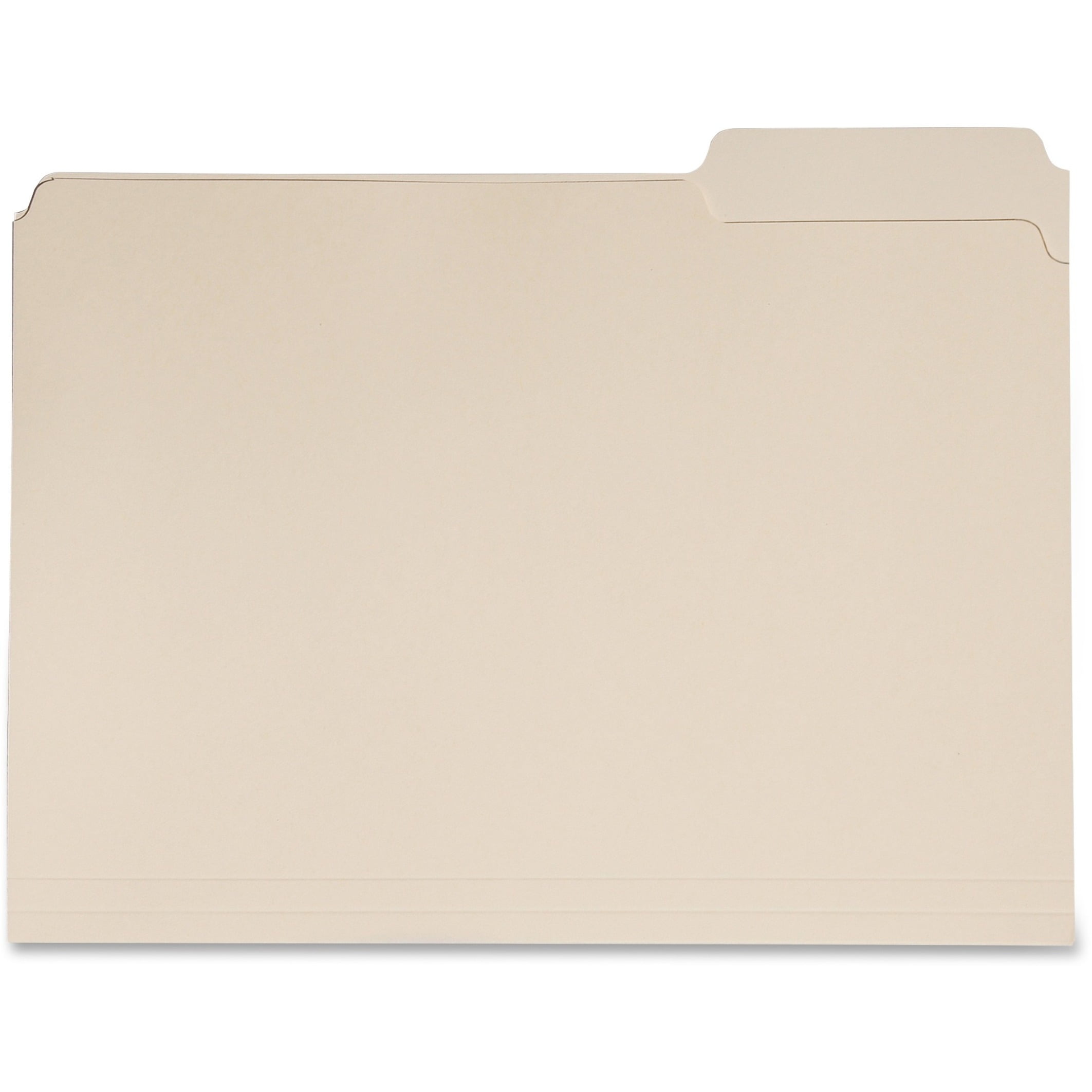 SKILCRAFT 1/3-cut Position-3 Tab Manila File Folders - Walmart.com