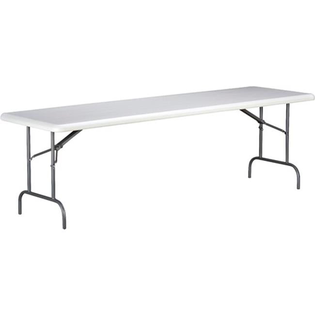 Skilcraft NSN5766179 30 x 96 x 29 in. Folding Table - Platinum ...