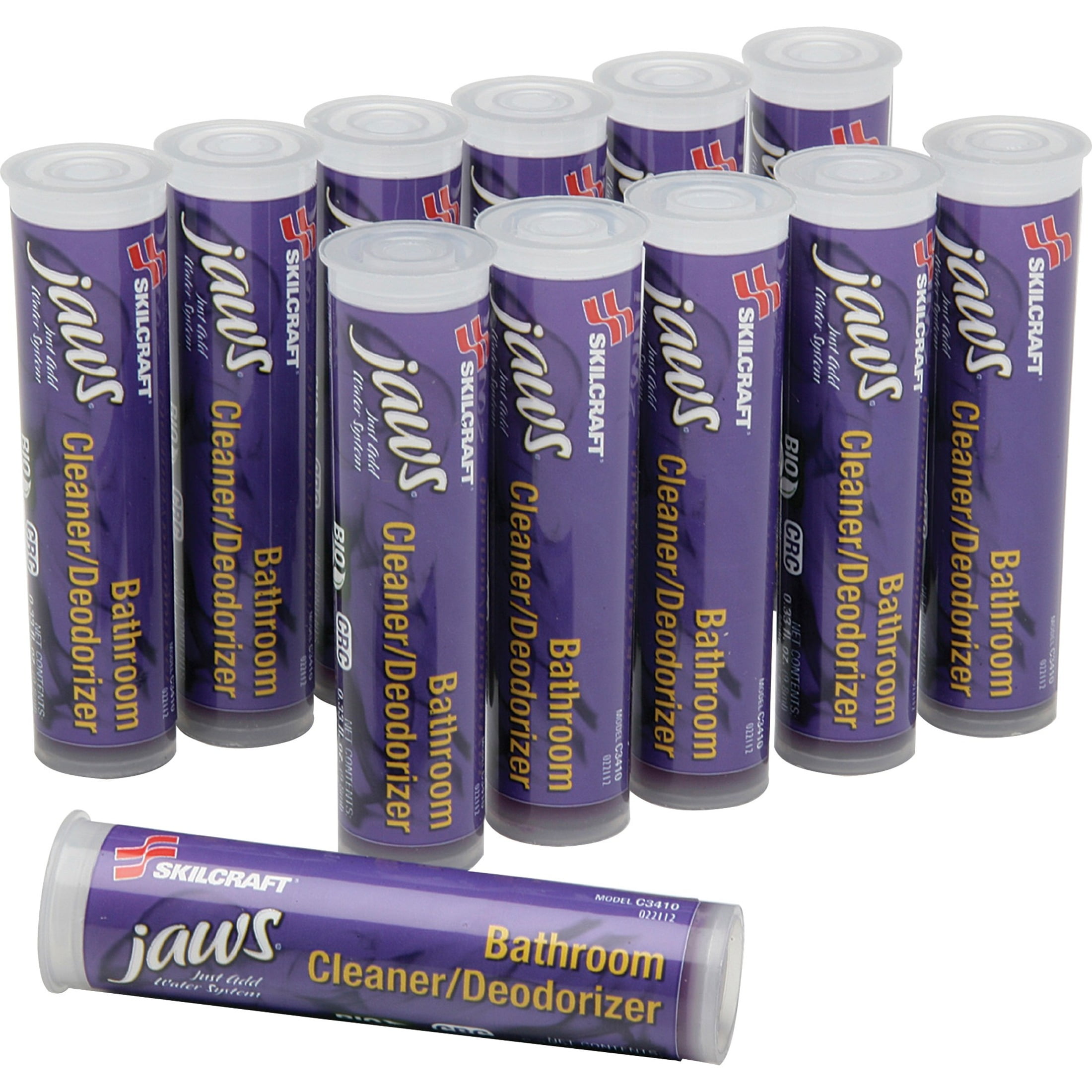 Skilcraft NSN6005751 JAWS Refill Cartridges, Bathroom Cleaner, 12-BX ...