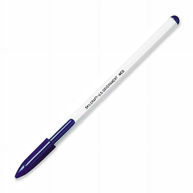 SKILCRAFT, NSN0589977, Hexagonal Barrel Ballpoint Stick Pens, 12 ...
