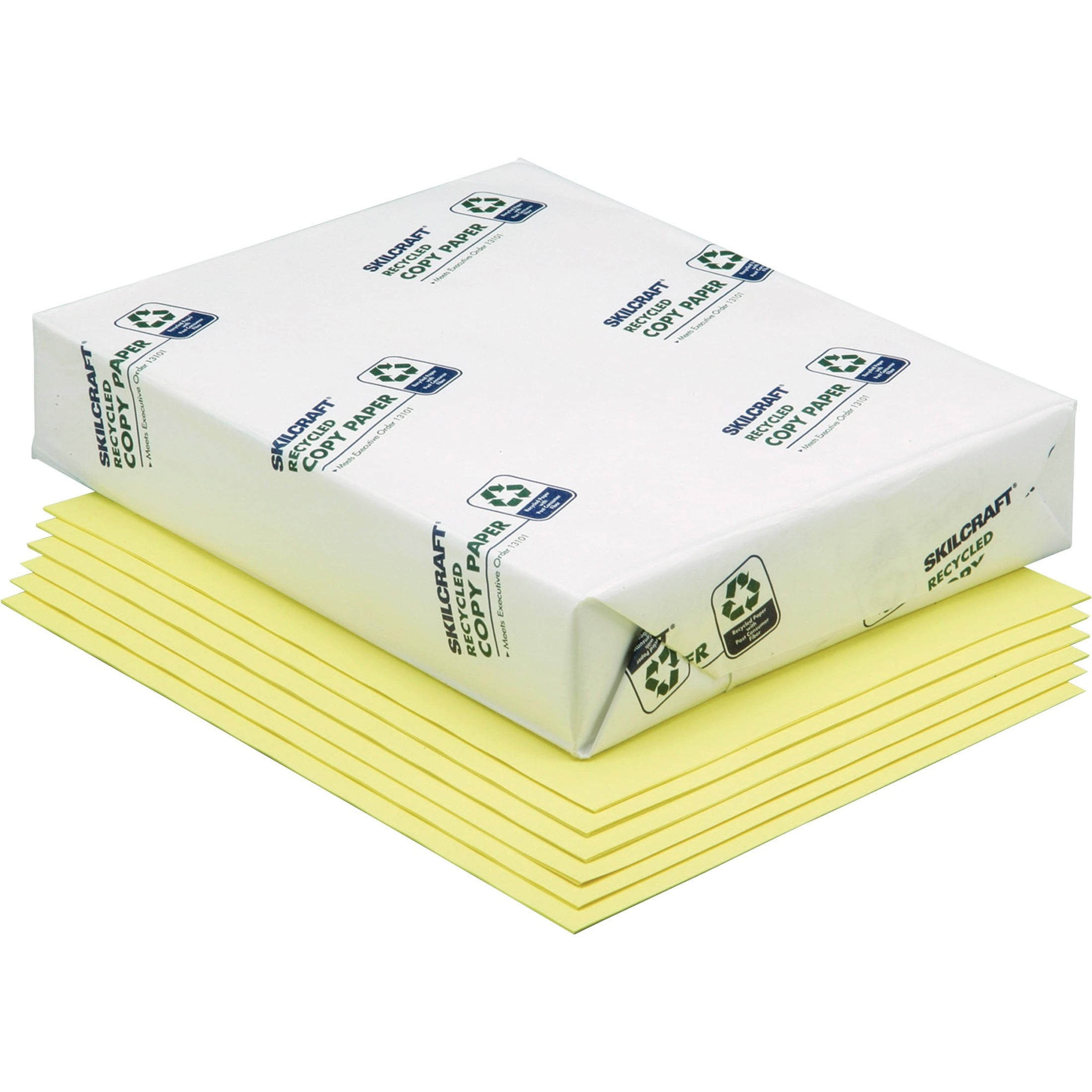 SKILCRAFT, NSN1476811, Dual Purpose Copy Paper, 5000 / Box, Yellow ...