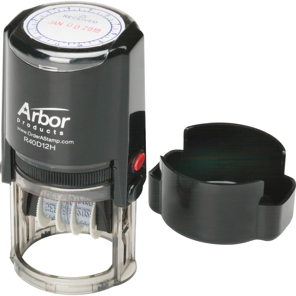 SKILCRAFT, NSN2074188, Self-Inking Received Time/Date Stamp, 1 Each ...