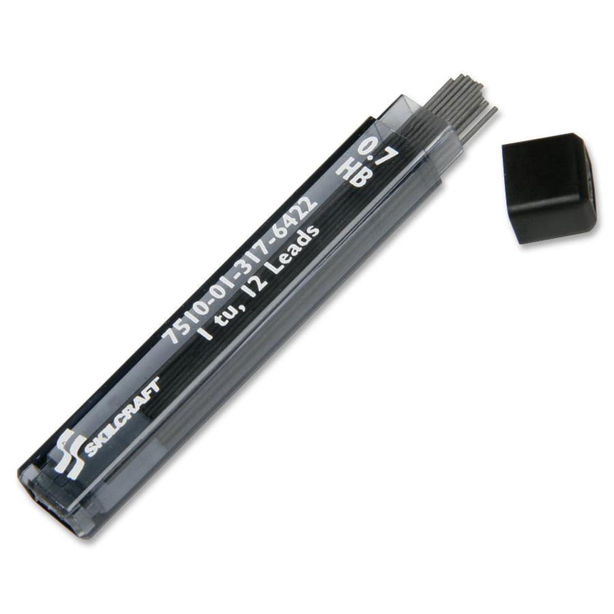 SKILCRAFT, NSN3176422, Mechanical Pencil Lead Refills, 12 / Tub ...